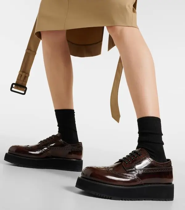 Prada Leather Brogues