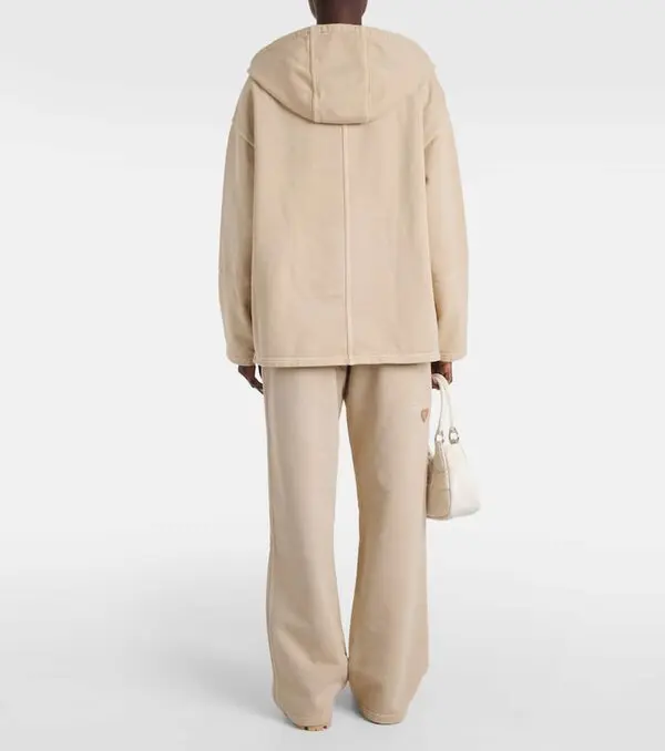 Prada Oversized Zip-up Hoodie