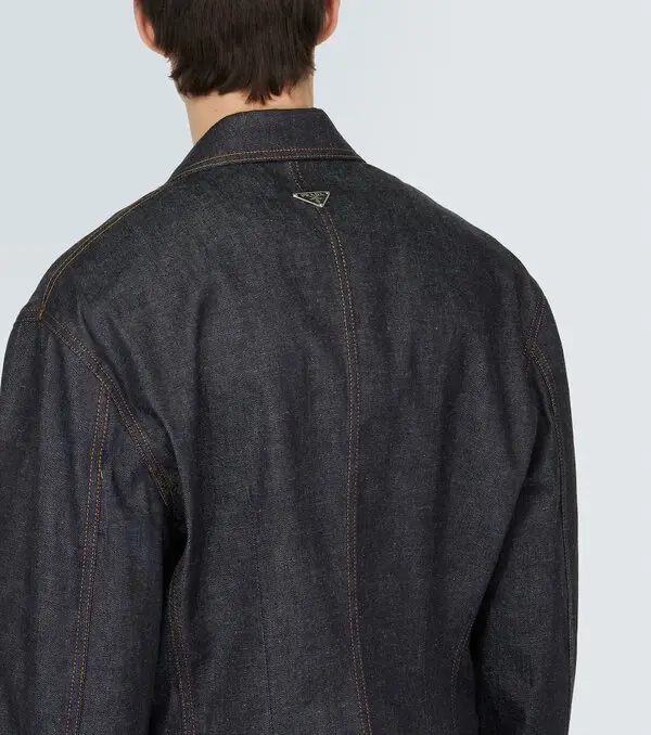 Prada Single-breasted Denim Jacket