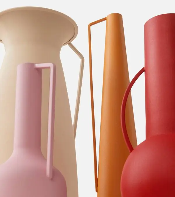 POLSPOTTEN Roman Set Of 4 Metal Vases - Multicoloured