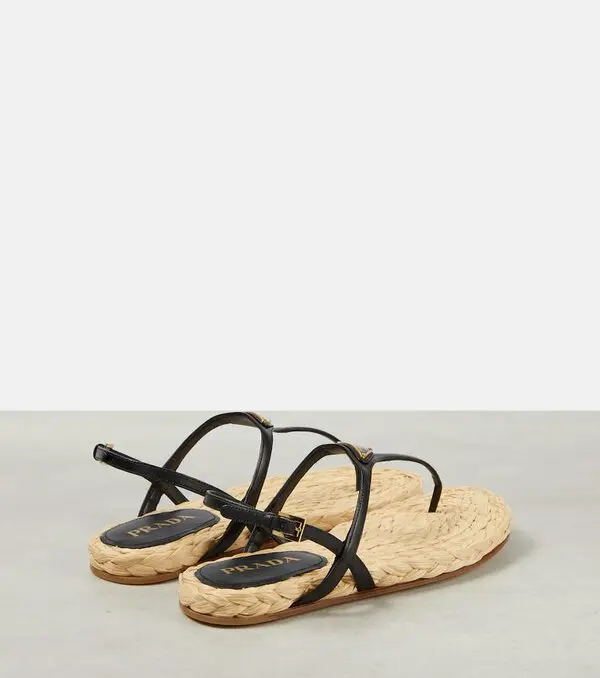Prada Leather Sandals