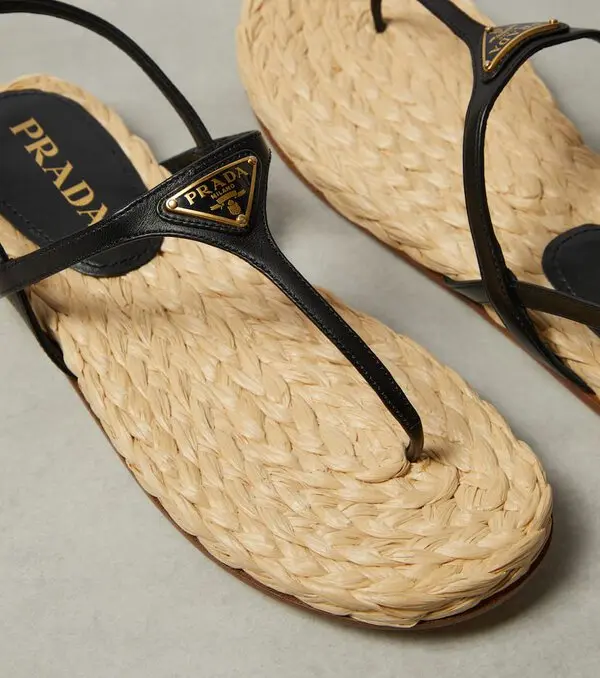 Prada Leather Sandals