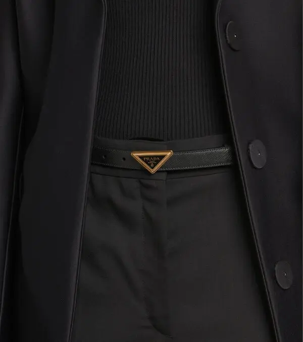 Prada Saffiano Leather Belt