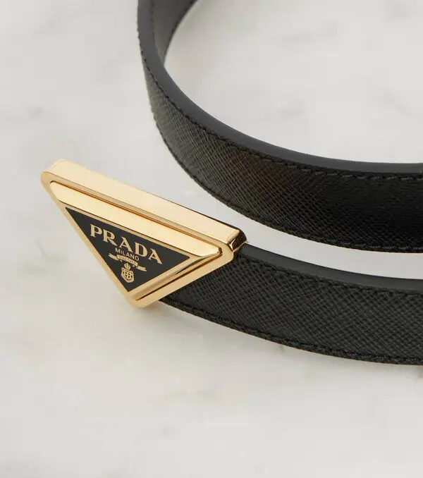 Prada Saffiano Leather Belt
