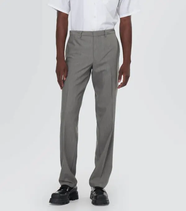Prada Mohair Slim Trousers