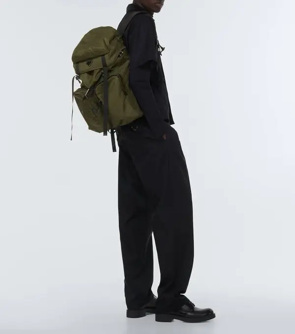 Prada Re-nylon And Leather Backpack
