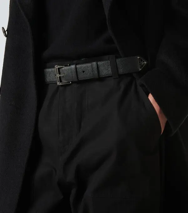 Prada Saffiano Leather Belt