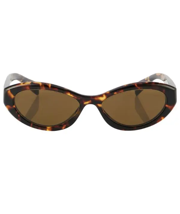 Prada Symbol Cat-eye Sunglasses - Brown