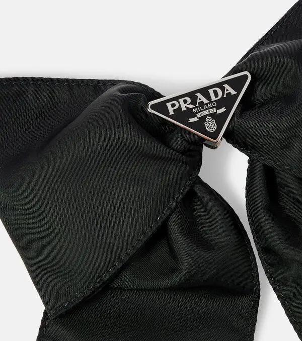 Prada Re-nylon Hair Clip - Black