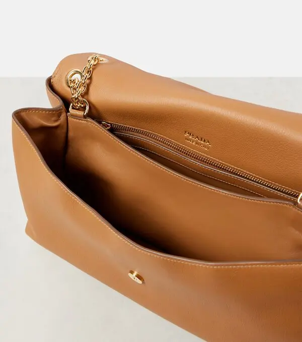 Prada Medium Leather Shoulder Bag