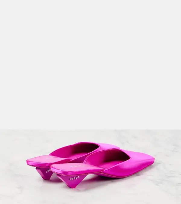 Prada Satin Mules