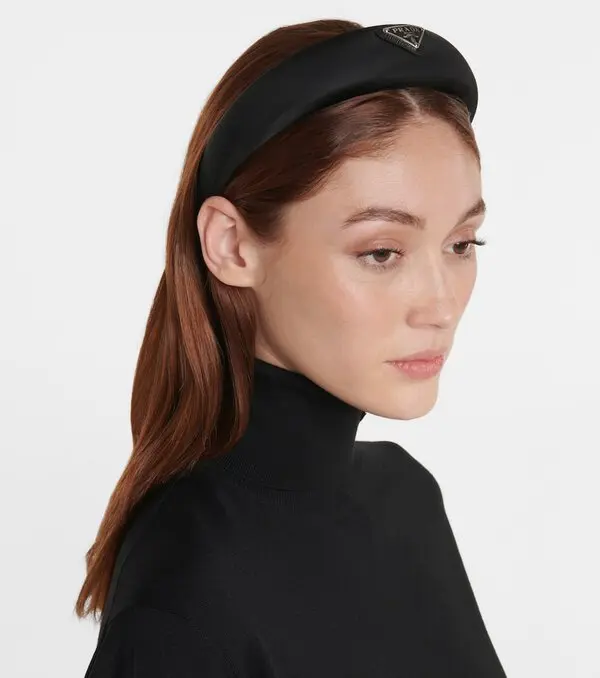 Prada Re-nylon Headband - Black