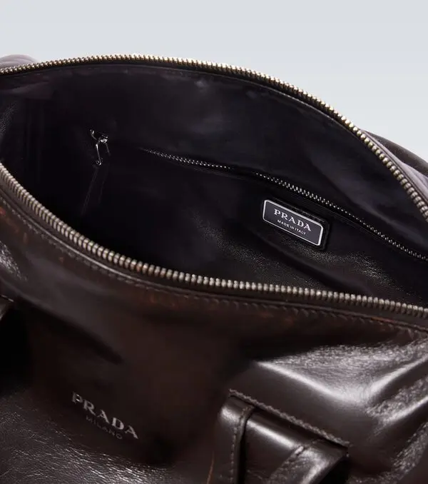 Prada Small Leather Duffle Bag