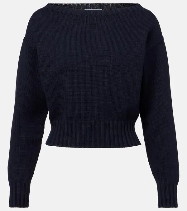 Prada Cotton Sweater - Blue