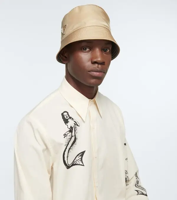 Prada Logo Bucket Hat