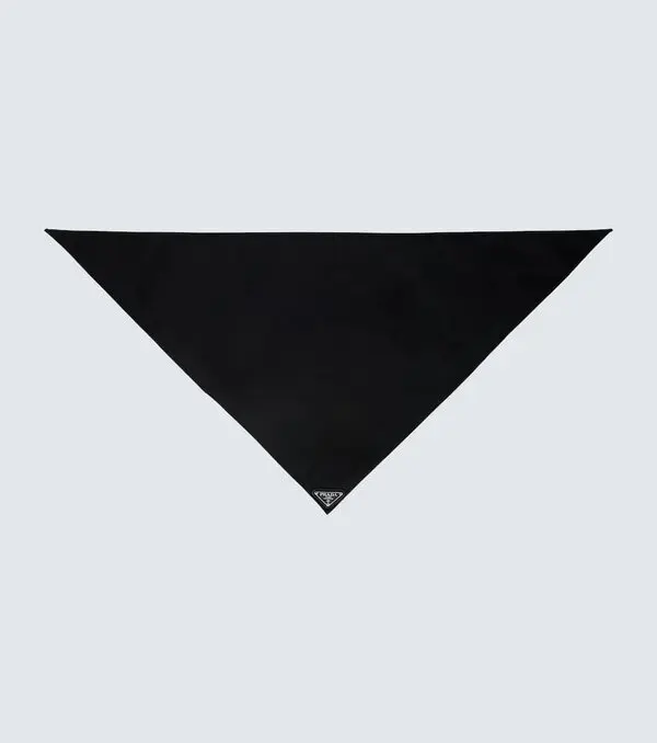 Prada Re-nylon Foulard Scarf - Black