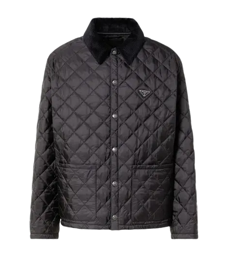 Prada Re-nylon Quilted Jacket - Black
