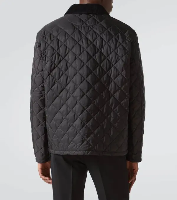 Prada Re-nylon Quilted Jacket - Black