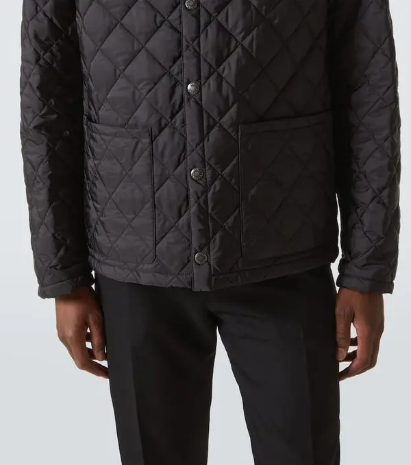 Prada Re-nylon Quilted Jacket - Black