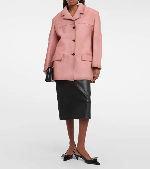 Prada Suede Jacket - Pink