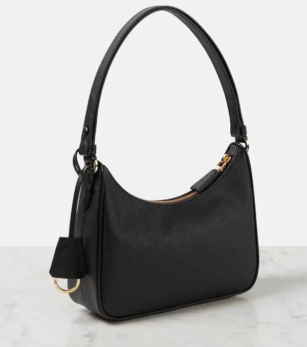 Prada Re-edition Mini Shoulder Bag - Black
