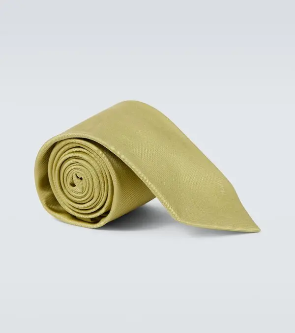 Prada Silk Faille Neck Tie