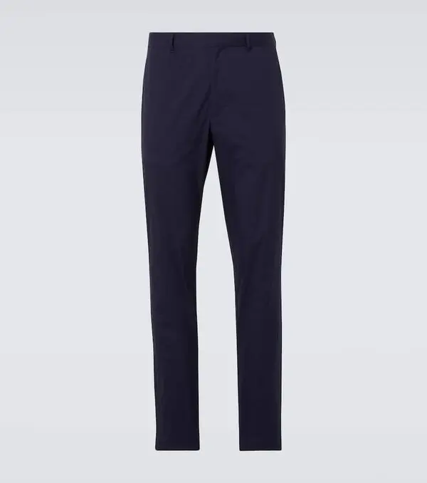 Prada Cotton-blend Poplin Straight Trousers
