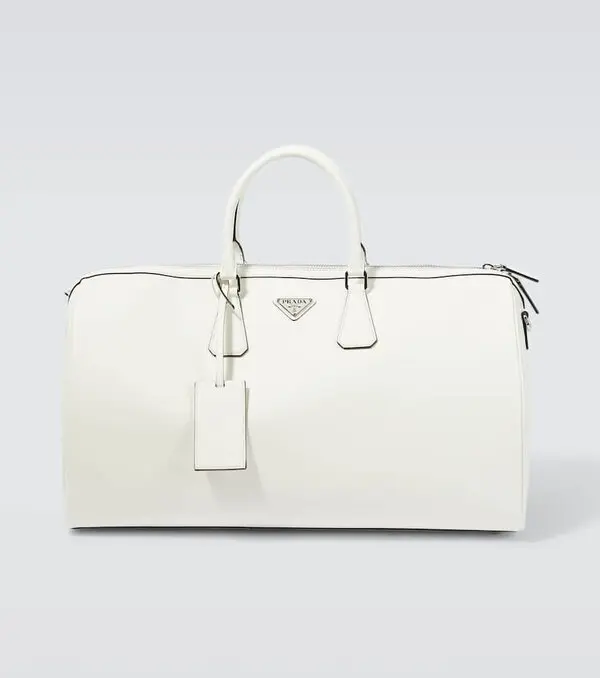 Prada Leather Duffle - White