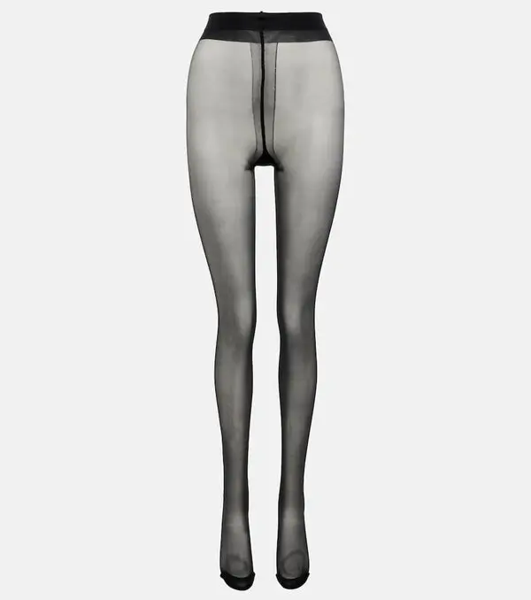 Prada High-rise Tights - Black