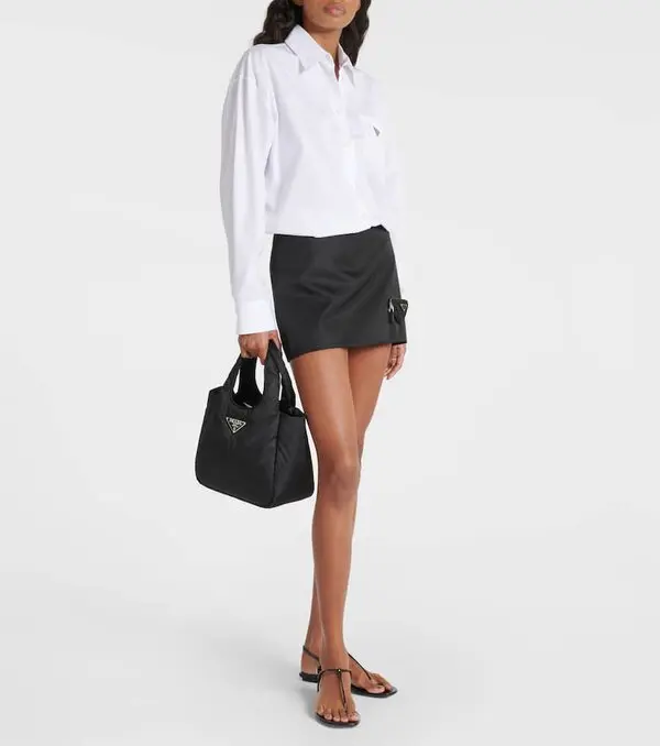 Prada Patent Leather Thong Sandals