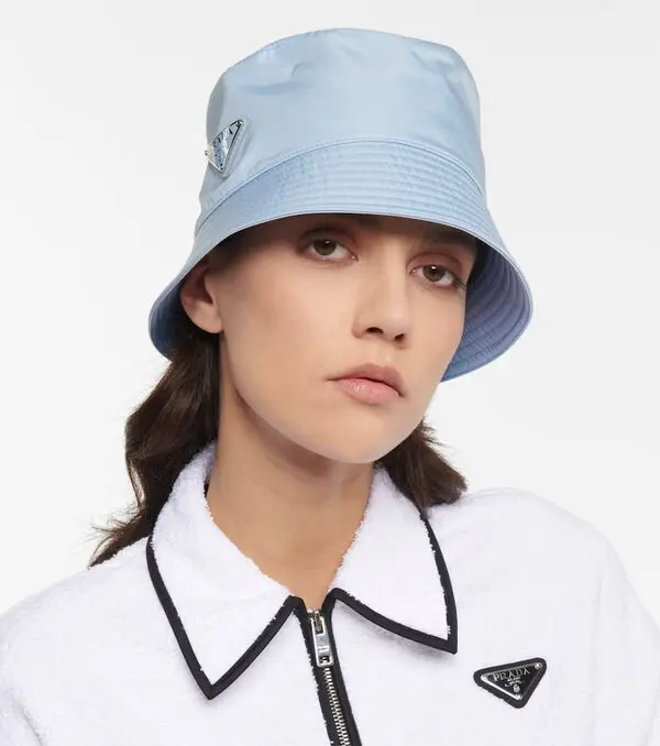 Prada Re-nylon Bucket Hat - Blue