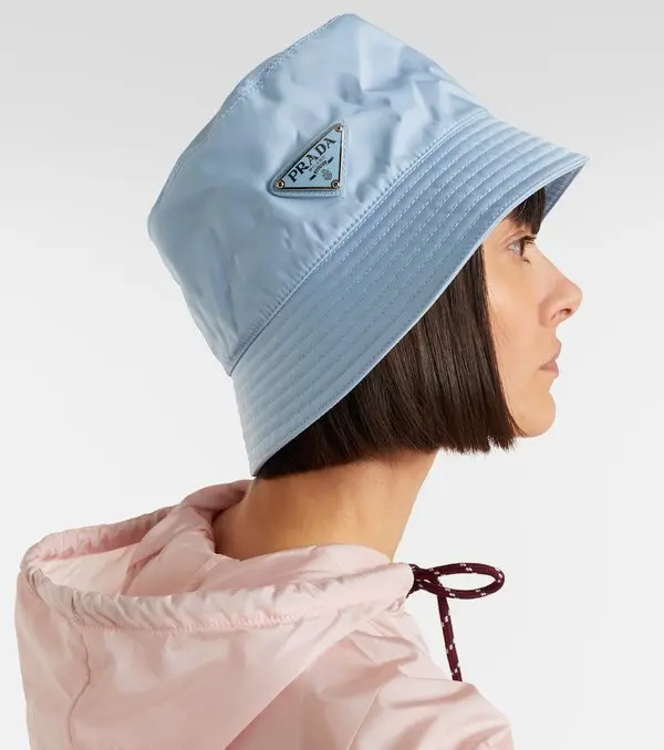 Prada Re-nylon Bucket Hat - Blue