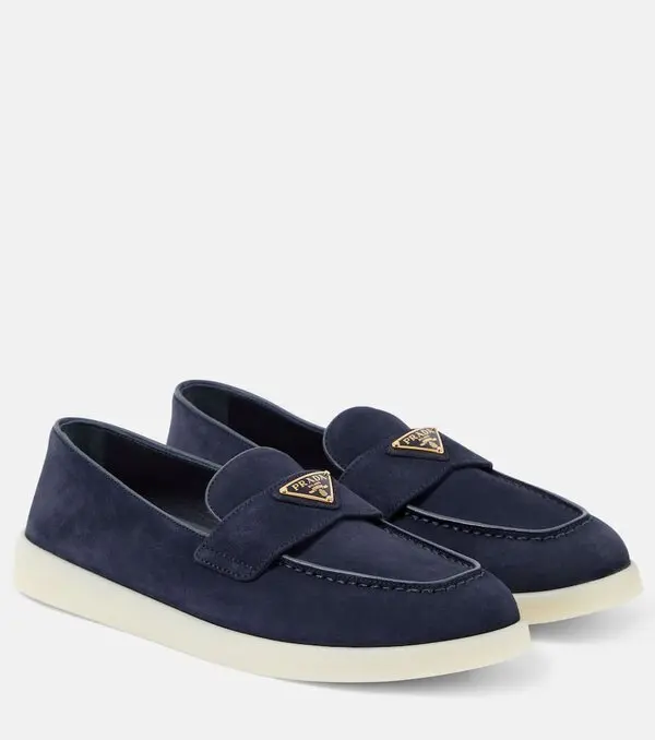 Prada Saint Tropez Loafers - Blue