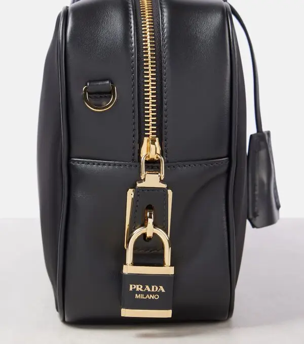 Prada Re-nylon And Leather Shoulder Bag