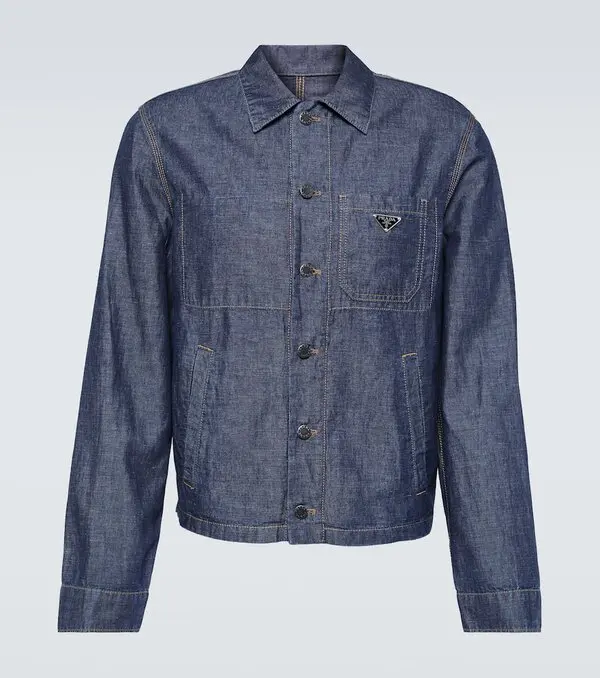 Prada Cotton And Linen Overshirt