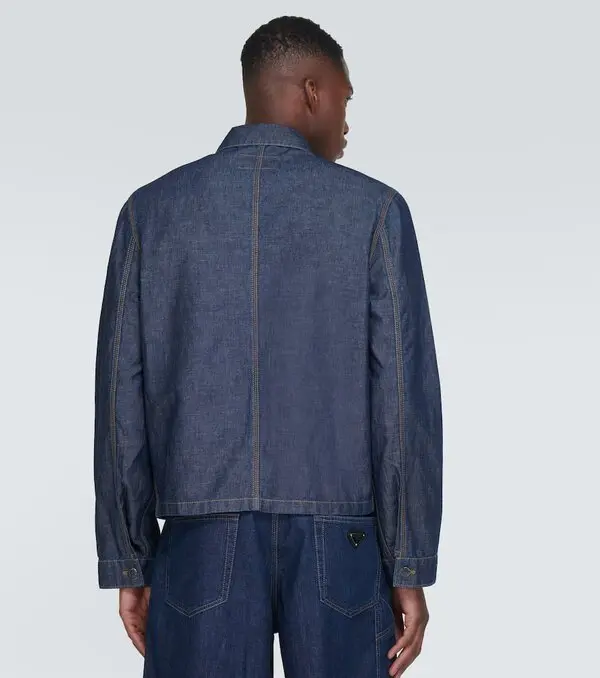 Prada Cotton And Linen Overshirt