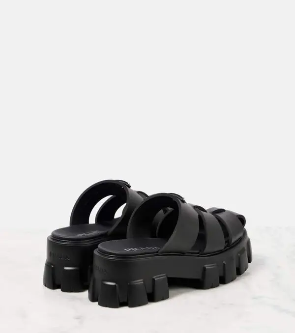 Prada Monolith Platform Sandals