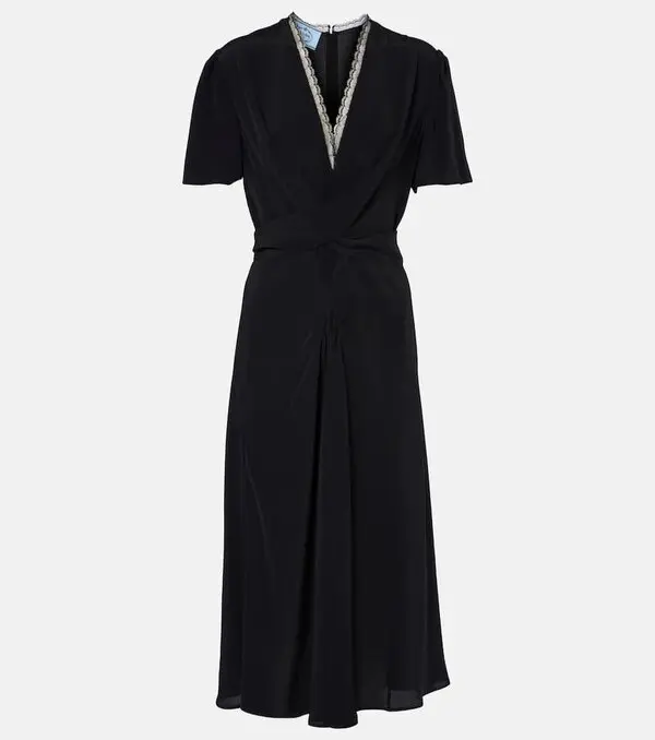 Prada Jersey Midi Dress