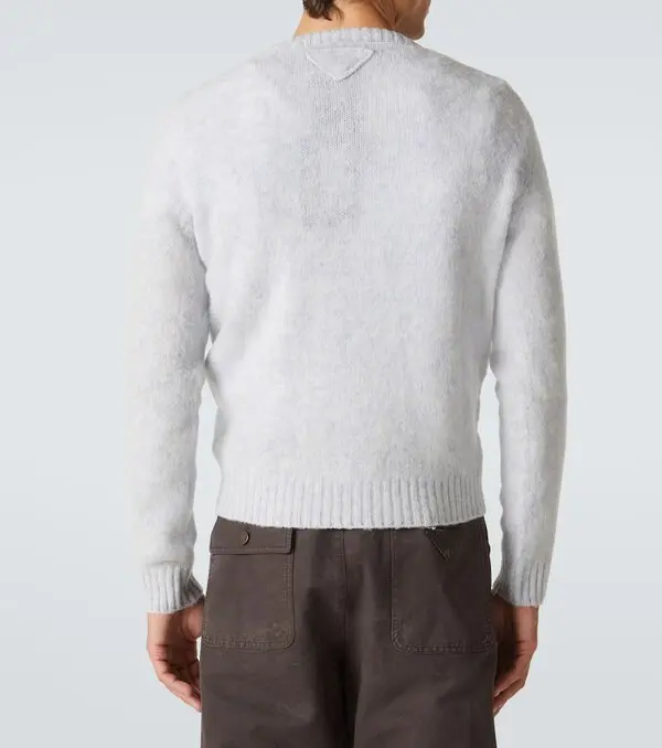 Prada Virgin Wool Sweater - Beige