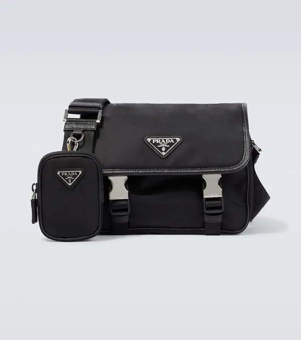 Prada Re-nylon Shoulder Bag - Black
