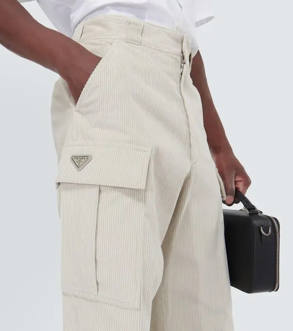 Prada Cotton Cargo Pants