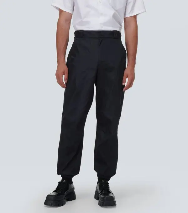 Prada Re-nylon Barrel-leg Pants