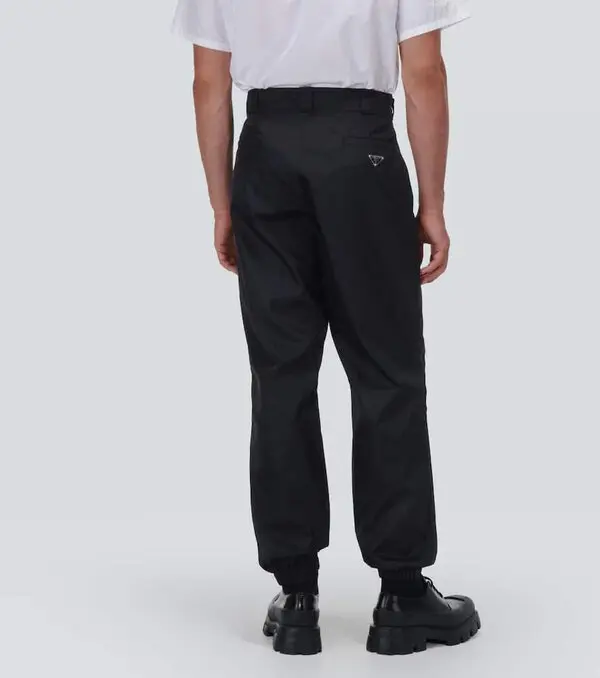 Prada Re-nylon Barrel-leg Pants