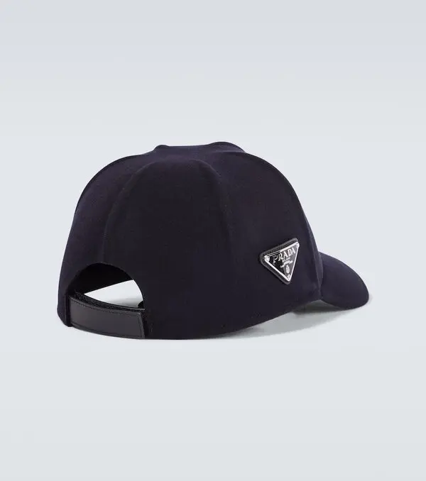 Prada Virgin Wool Felt Baseball Cap