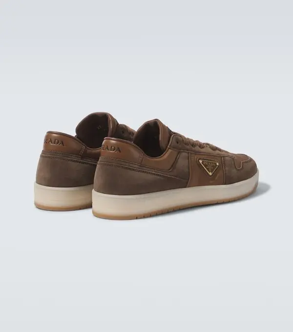 Prada Downtown Sneakers - Brown