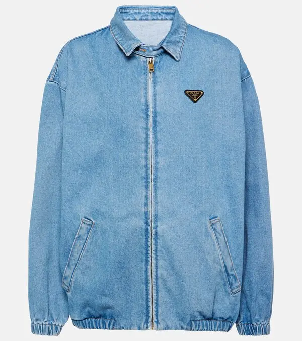 Prada Logo Denim Jacket
