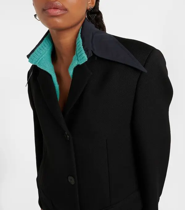 Prada Wool Gabardine Blazer