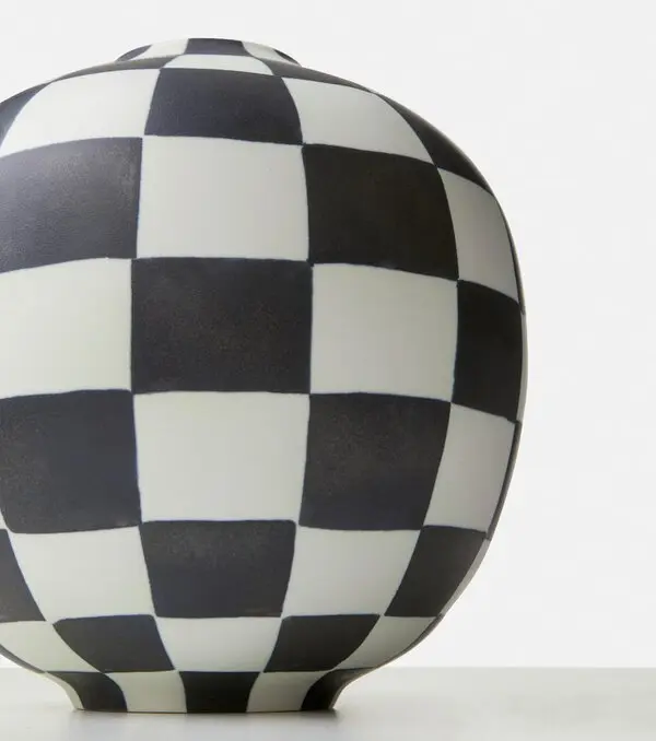 L'Objet Damier Large Vase - Multicoloured