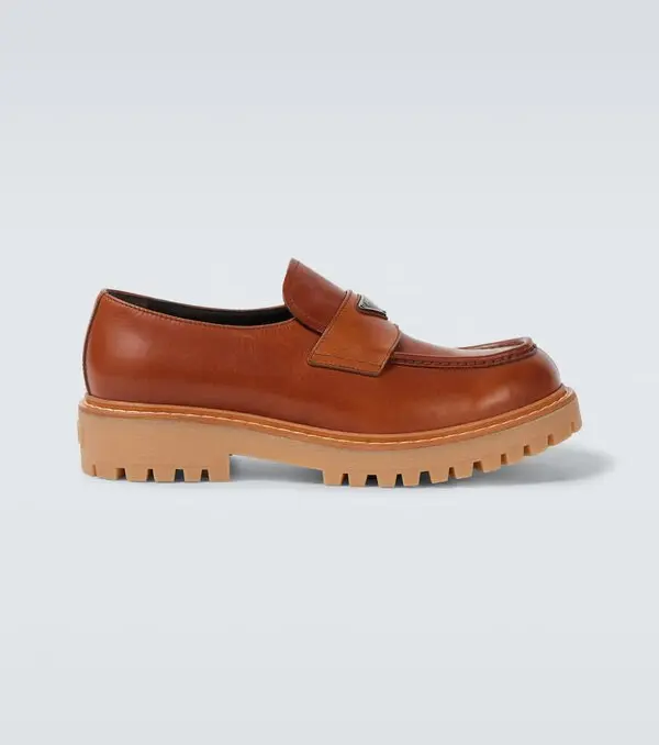 Prada Leather Loafers