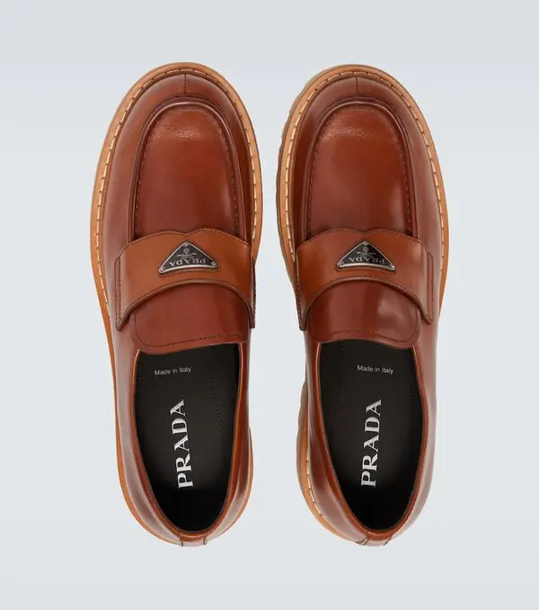 Prada Leather Loafers